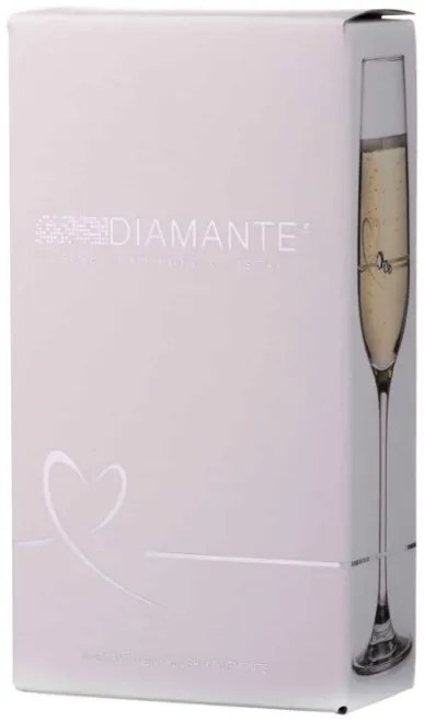 Diamante sklenice na Šampaňské se Swarovski krystaly Petit Heart 150 ml 2KS