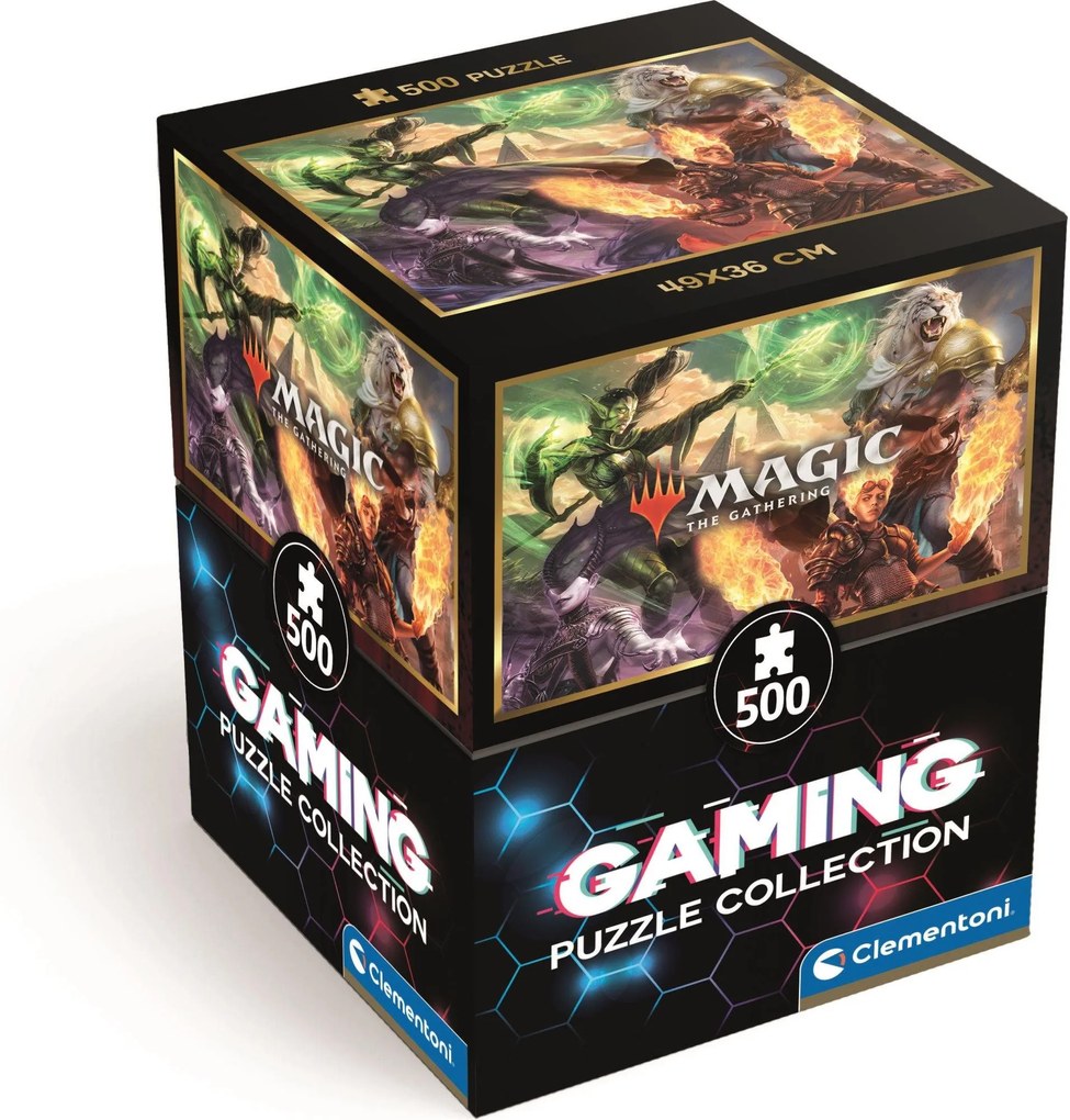 Clementoni gaming collection: magic the gathering 500 dílků