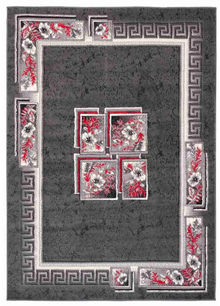Kusový koberec PP Felix šedý, Velikosti 60x100cm