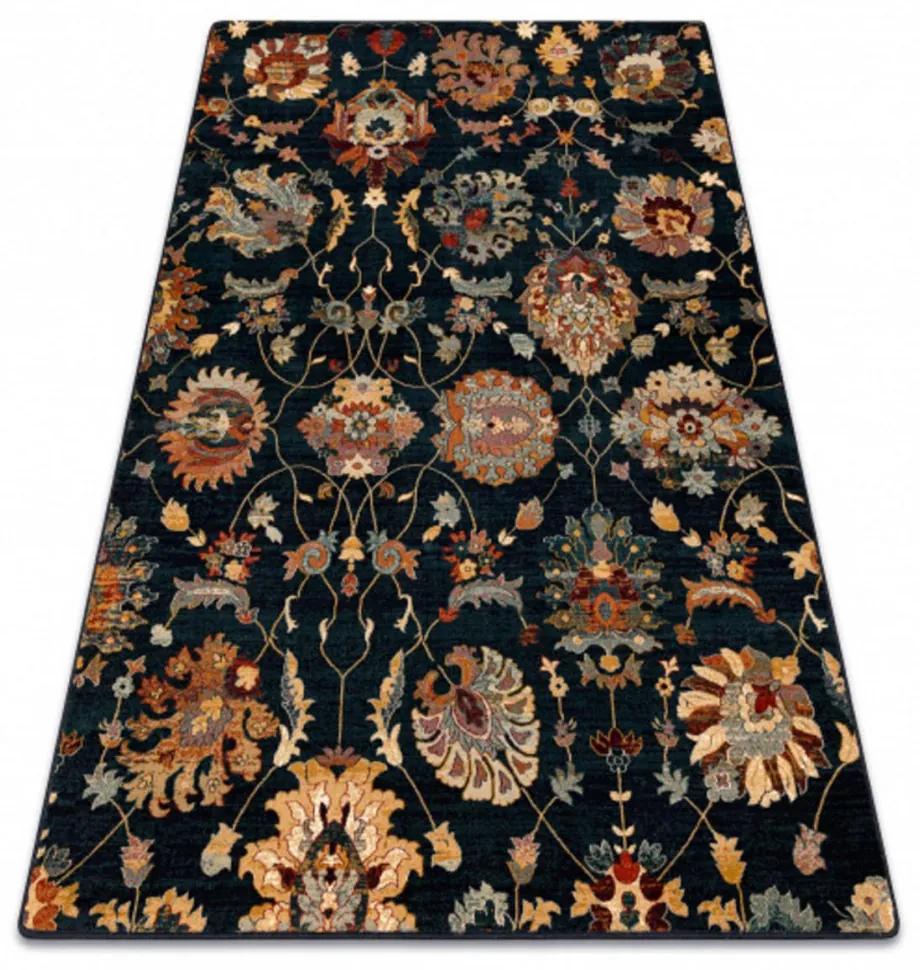 Vlněný kusový koberec Latica modrý 235x350cm