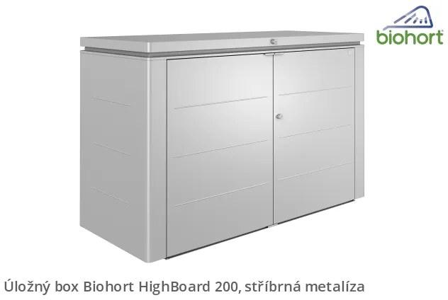 Biohort Úložný box HighBoard 200 Barva: tmavě šedá metalíza