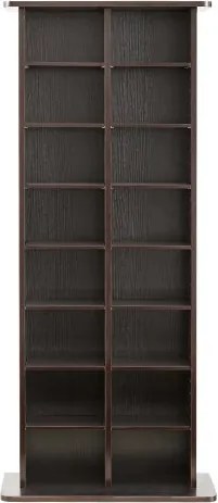 Úložná skříňka na média, 8patrový organizér na DVD VEVOR – 559 × 222 × 1295 mm