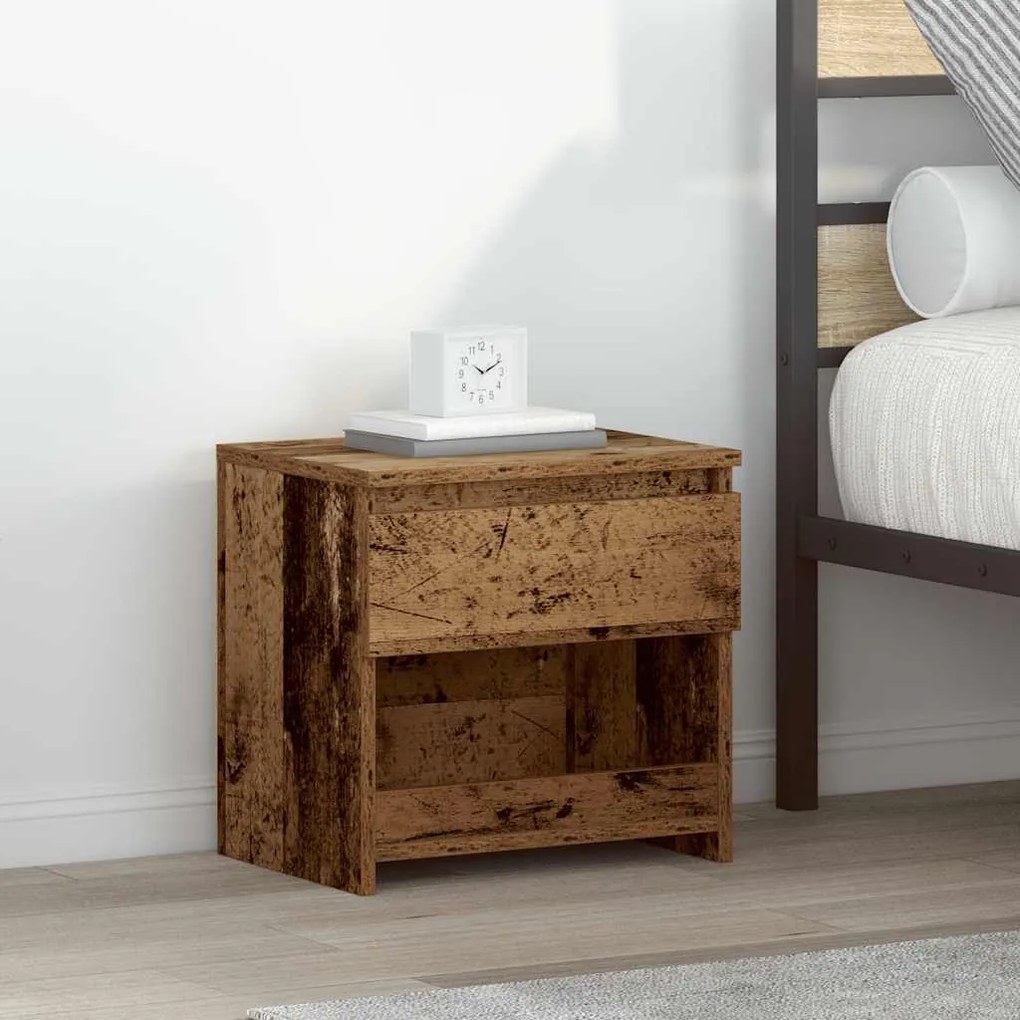 vidaXL Noční stolky 2 ks 40 x 30 x 39 cm kompozitní dřevo [803460] Barva: Bílá