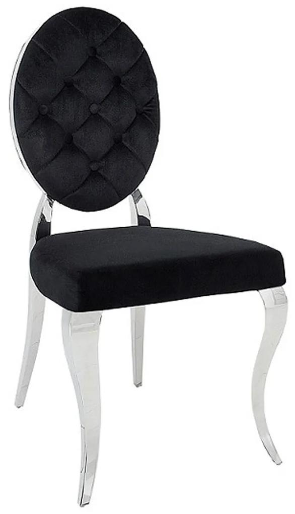 Židle Modern Barock - černá