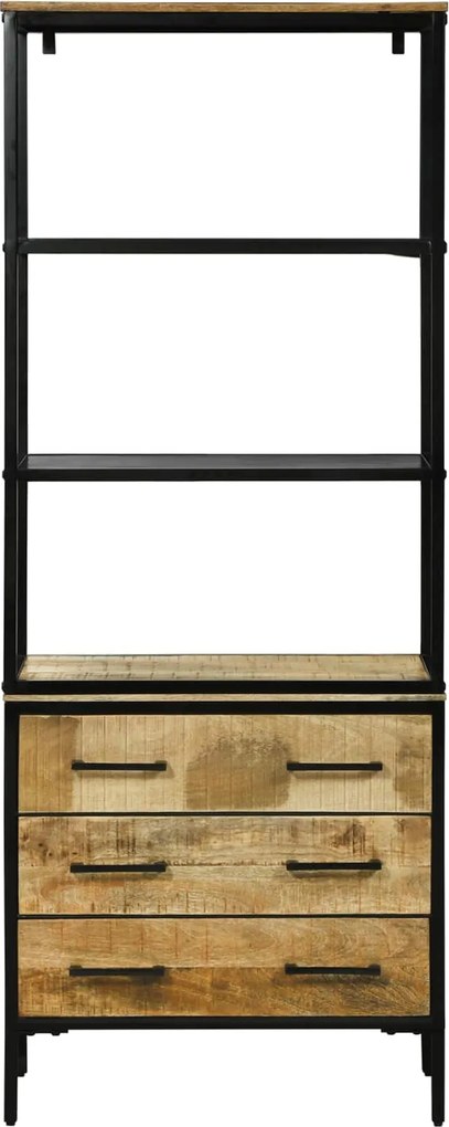 Vysoký bufet Hnědá 70 x 35 x 180 cm Masivní mangové dřevo 3310126