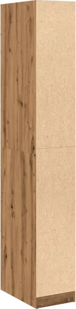 Šatní skříň dub artisan 30 x 50 x 200 cm kompozitní dřevo 3307746