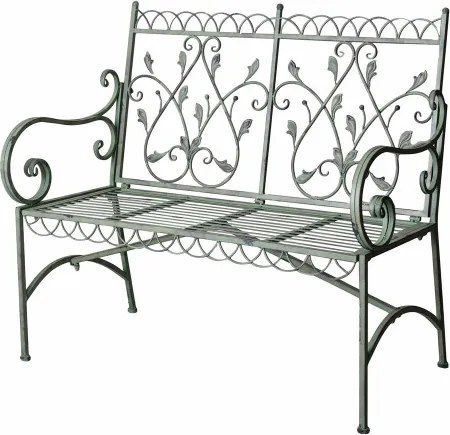 VIEUX JARDIN PROVENCAL IRON BENCH