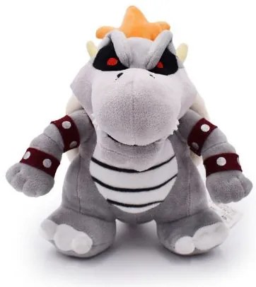 Plyšové hračky Super Mario Bros Varianta: Bowser šedivý, 25 cm