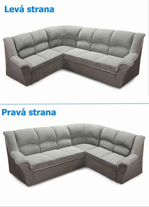 Rohová sedací souprava DUBAJ XL, pravá, tm. modrá (monolith 77)