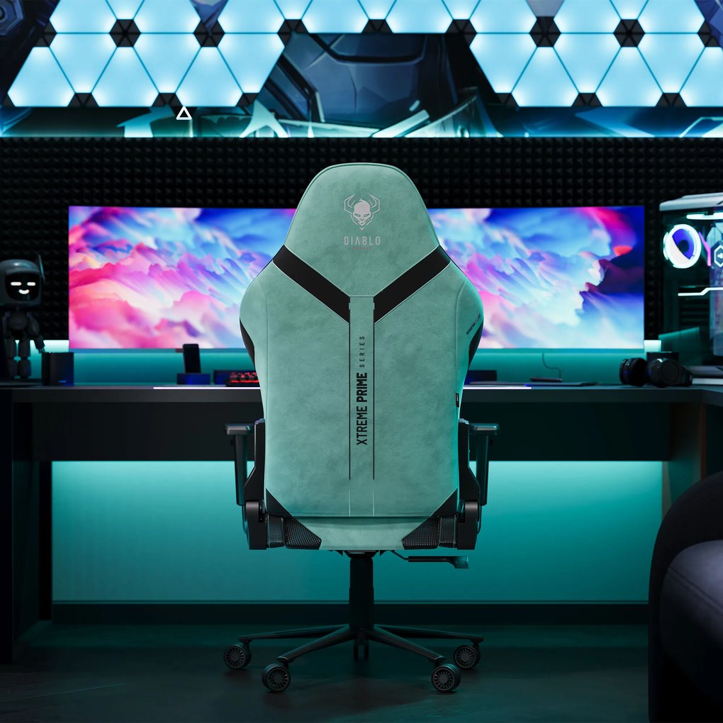 Herní židle Normal Size, mátový-černý: Diablo X-One Prime Mystic Mint