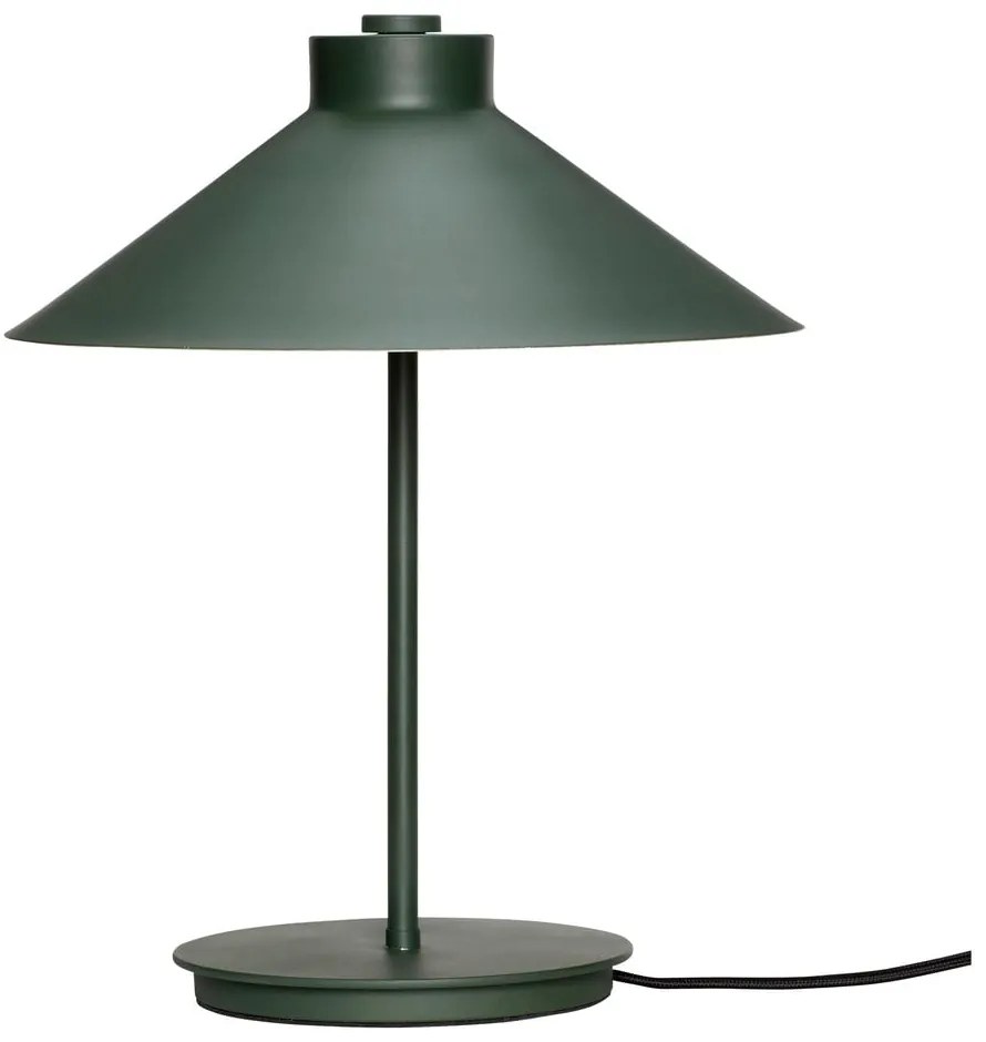 Tmavě zelená stolní lampa (výška 38 cm) Shape – Hübsch