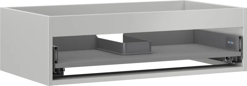 Mexen Box-A, závěsná skříňka 80 cm, 1 zásuvka, šedá matná, 91AX0-0800-235-1-62