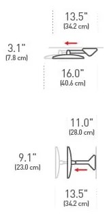 Nástěnné kosmetické zvětšovací zrcadlo s osvětlením (5x) ø 20 cm Sensor – simplehuman