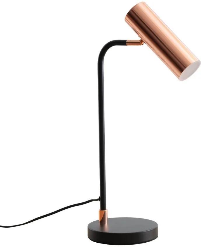 OnaDnes -20% Měděná kovová stolní lampa Somcasa Riola 52 cm