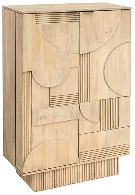 Designová barová skříňka Movement 141 cm mango