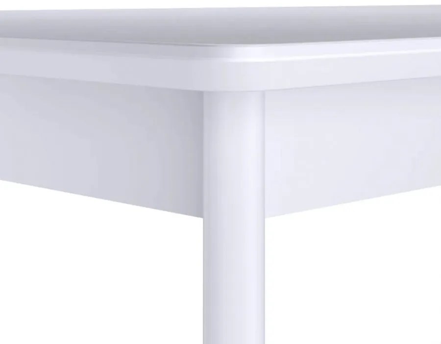 Obdélníkový jídelní stůl Pegasus Classic 120x76cm Bílý Daiva Casa