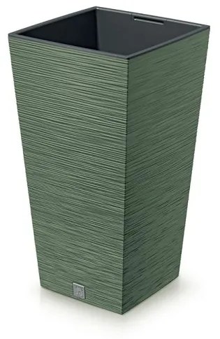 PROSPERPLAST Květináč - FURU SQUARE Rozměr: 34,5x34,5 cm, Barva: beton