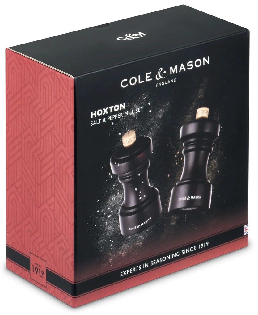 Cole&Mason Sada mlýnků na sůl a pepř Hoxton Chocolate Wood