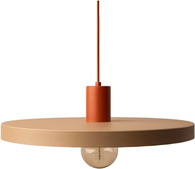 Béžové kovové závěsné svítidlo ø 40 cm Ori – Micadoni