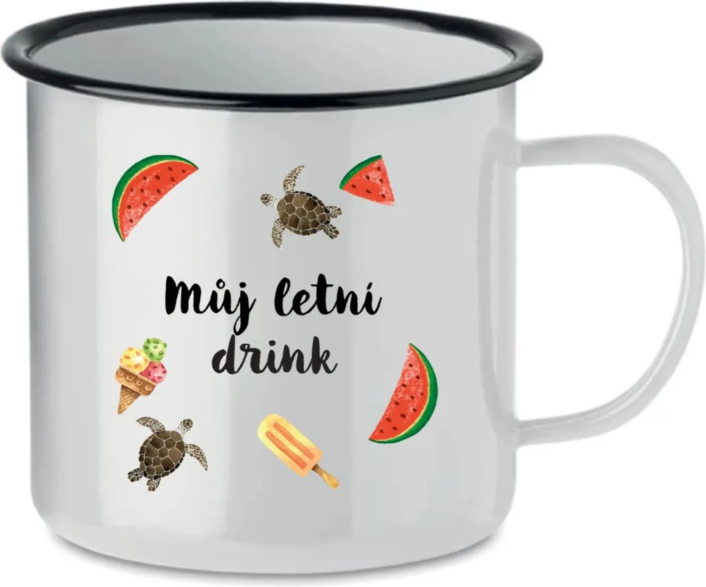 Personalizovaný retro plecháček s letním mixem
