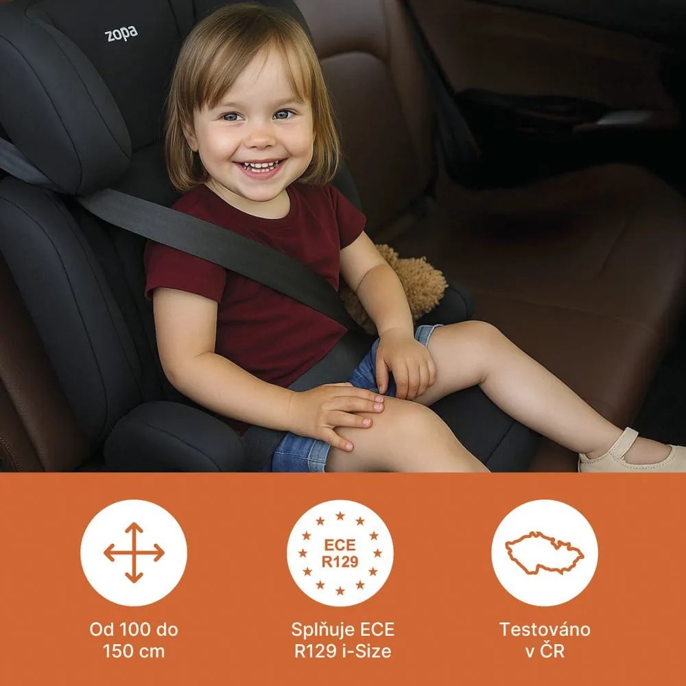 Zopa Autosedačka Beta i-Size Black