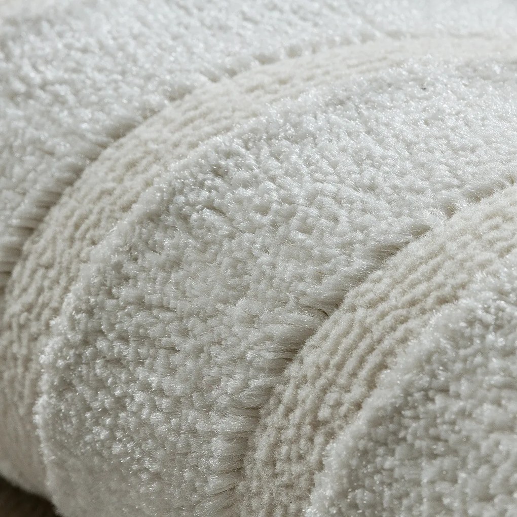Dywany Łuszczów, Kusový koberec Balance 1918 cream, 140x190, bílá, ložnice