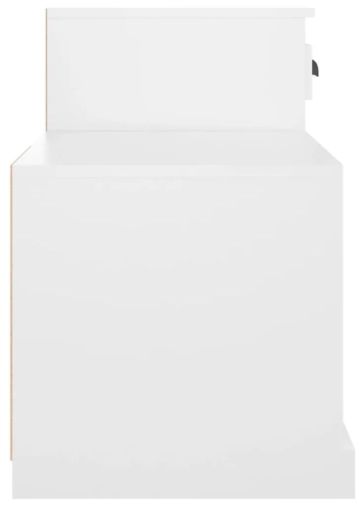 Botník bílý 100 x 42 x 60 cm kompozitní dřevo - Default Title