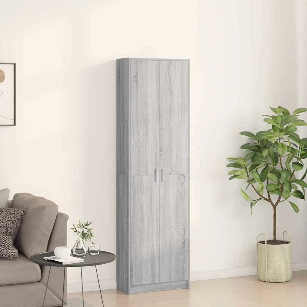 Šatní skříň Šedá Sonoma 55 x 25 x 189 cm Kompozitní dřevo 3334013