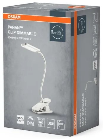 Osram - LED Stmívatelná dotyková stolní lampa PANAN LED/5,2W/5V 1200 mAh