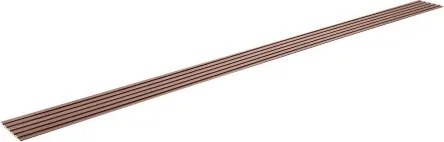 dřevěné lamelové akustické panely 8 KS 243,8 × 15,2 cm WPC pro moderní stěnu šedý dub