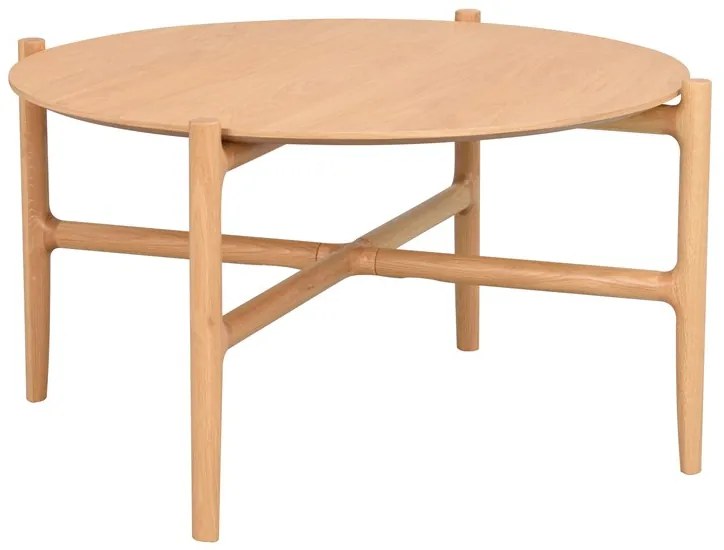 Přírodní dubový konferenční stolek Rowico Hornis M