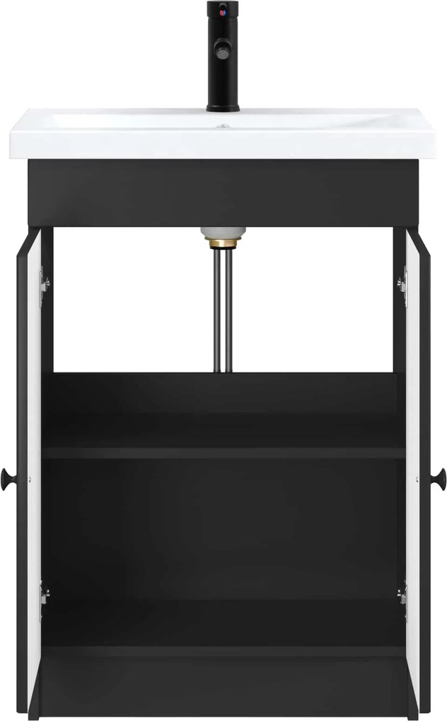 Sada koupelnového nábytku Černá 78,5 x 37,5 x 81 cm 3404175