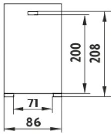 Nimco Zásobník na dezinfekční gel nebo tekuté mýdlo - HPM 27031-MS-10
