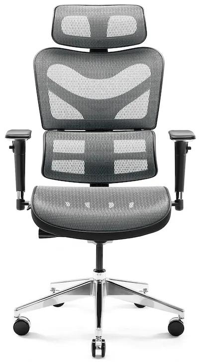 Kancelářská ergonomická židle Kommodus: černo-šedá Jan Nowak 68-DVBO-6KBG