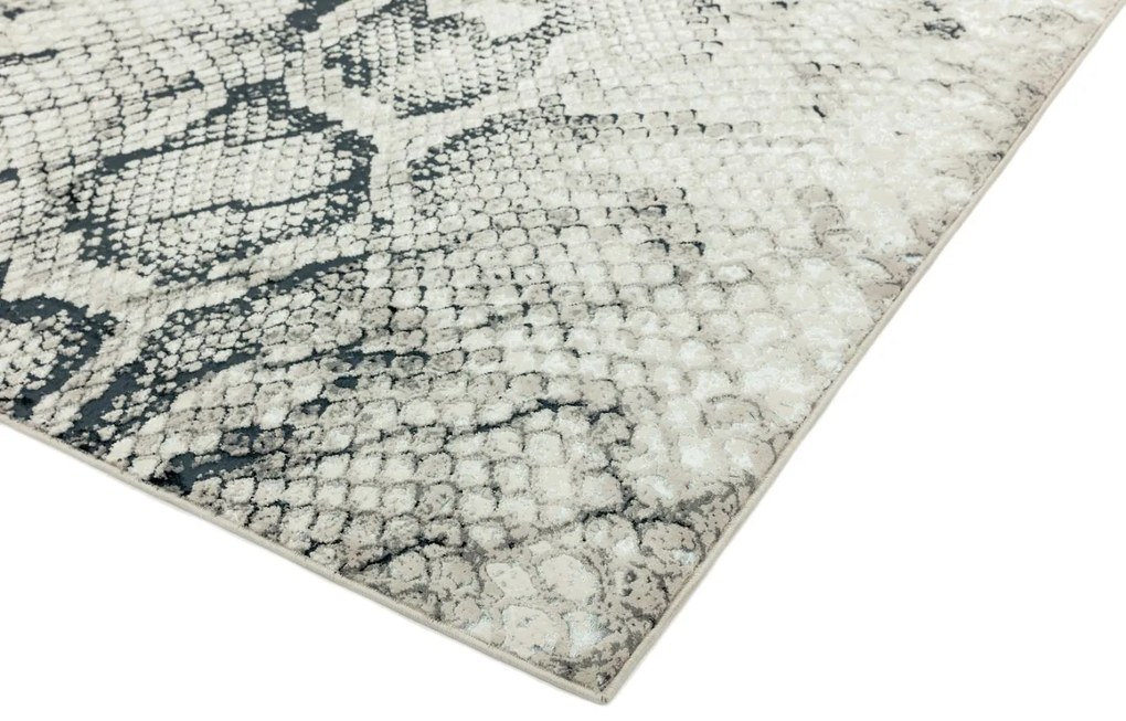Šedý koberec Ston Snake Rozměry: 80x150 cm