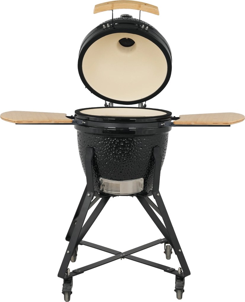 Keramický Kamado BBQ gril BestBerg BBGK-46B / Ø 38,3 cm / černá