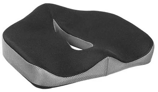 Lama Plus Ergonomický podsedák pod hýždě - paměťová pěna, černá/šedá