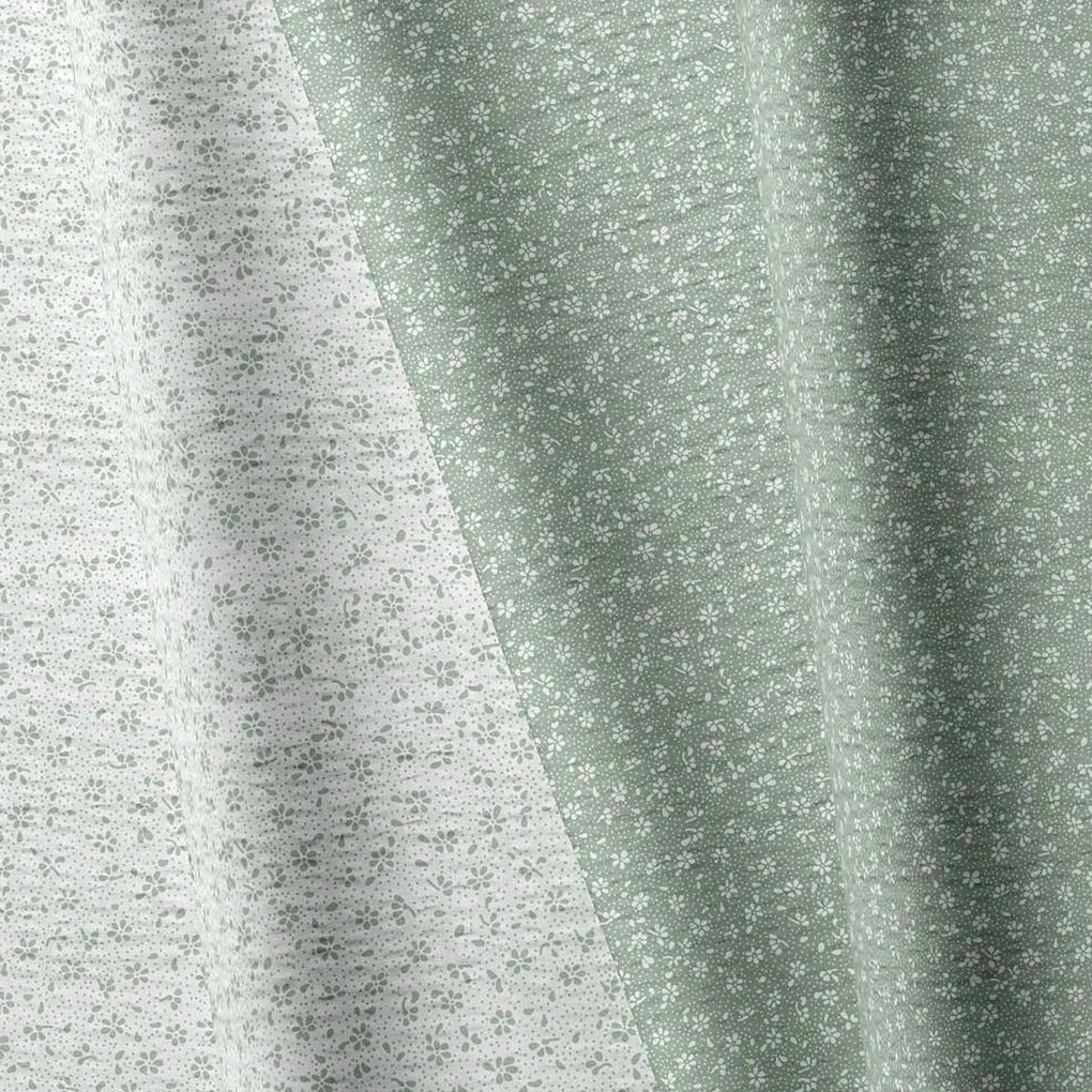 Krepový povlak na polštář Venkov - mint - duo Velikost: 70 x 90