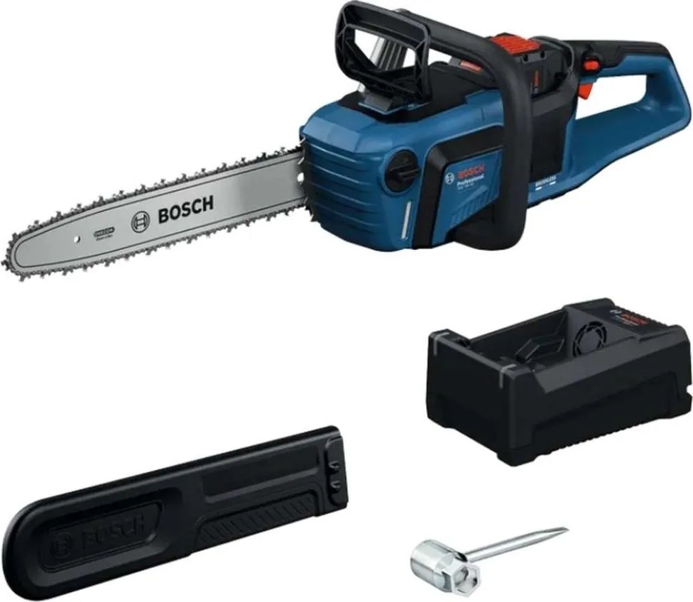 Bosch - 18V AKU řetězová pila GKE 18V-40, 1x aku 5,5 AH Li-Ion, nabíječka 06008D3001