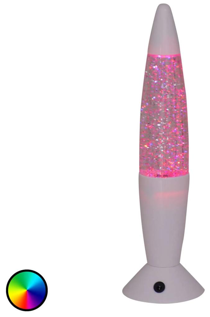 LED lávové svítidlo Glitter