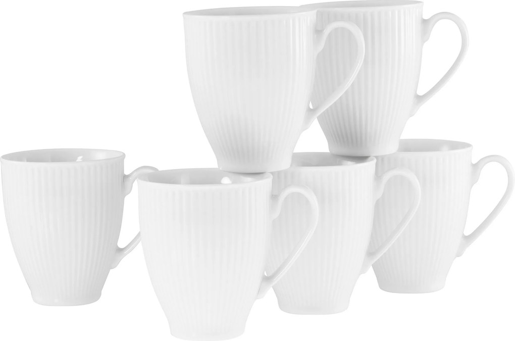 XXXLutz SADA HRNKŮ NA KÁVU porcelán keramika 6dílné Creatable - Kolekce nádobí - 007768051704