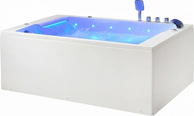 BPS-koupelny Hydromasážní vana HYD-GL8410 180x120 s ohřevem vody