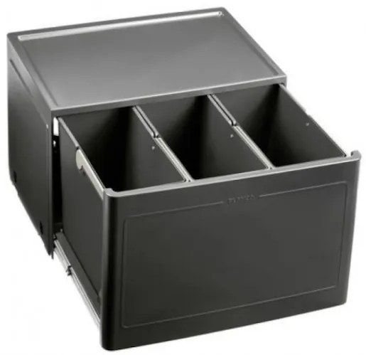 Odpadkový koš, sorter vestavný Blanco 39 l šedá mat 517470