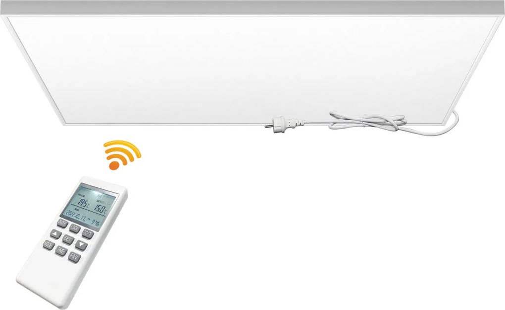 Stropní Infrapanel CEILING PRO 860W | Výhřevnost 16 m² | 120×60 cm | Termostat na dálkové ovládání