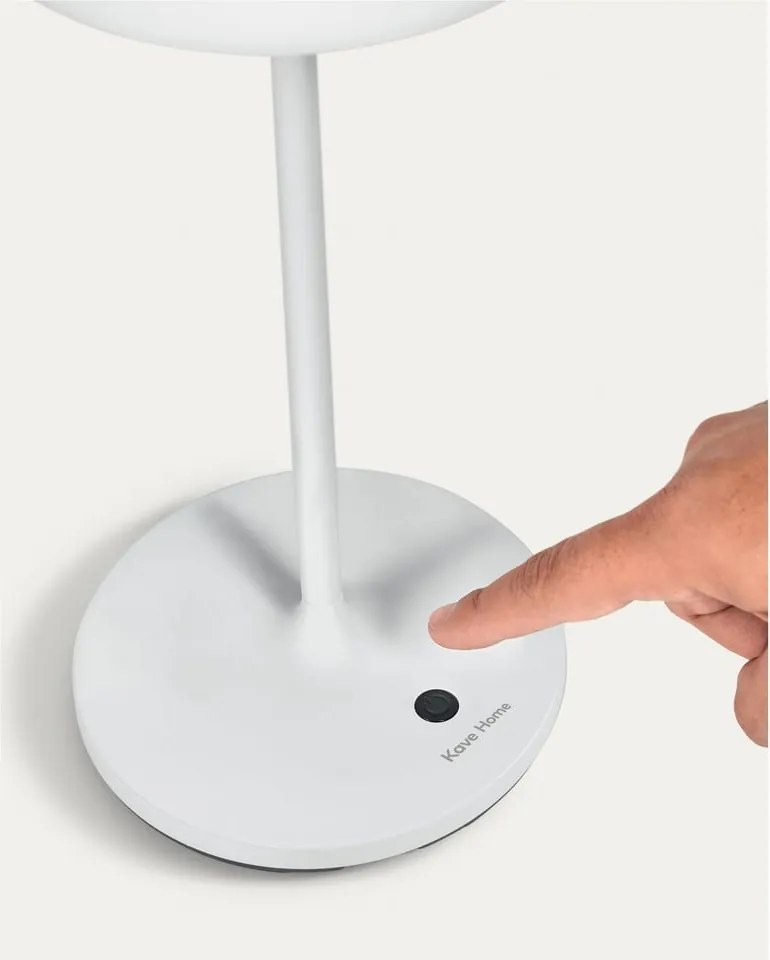 LED stolní /přenosné stmívatelné venkovní svítidlo na USB ø 16 cm Dinesh – Kave Home