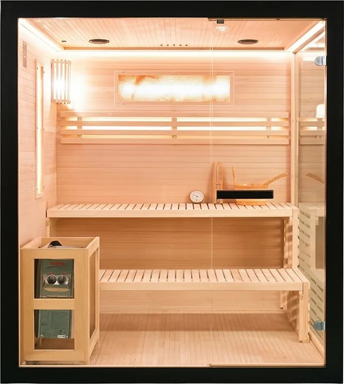 BPS-koupelny Finská sauna Relax HYD-6719 180x160, 4 osoby