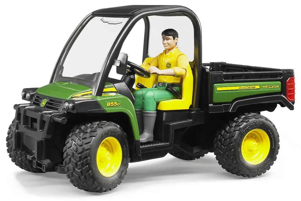 Bruder John Deere Gator s řidičem