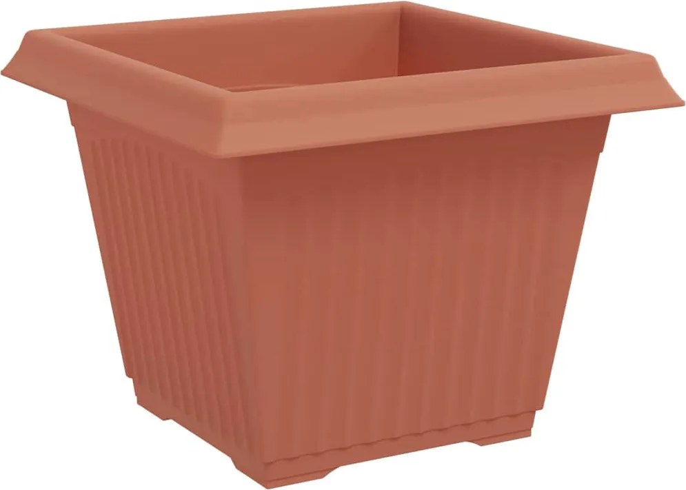 Květináče 6 ks Cihlově červená Plast 3403293