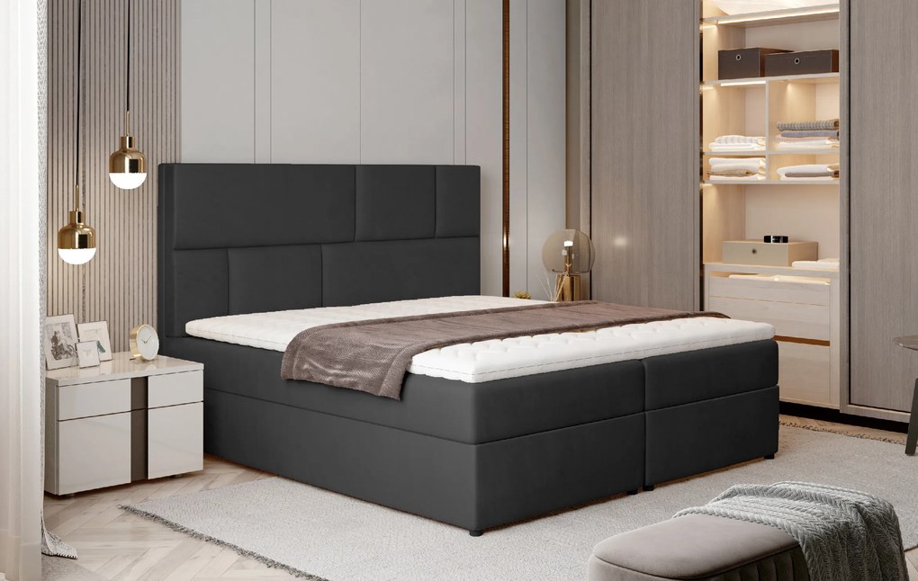 Boxspring Florence 145x210 Materiál / Dekor: Kronos 19