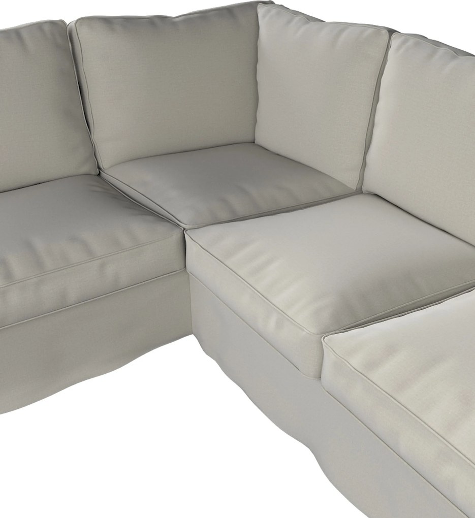 Potah na pohovku IKEA Ektorp rohová barva šedá látka sametová